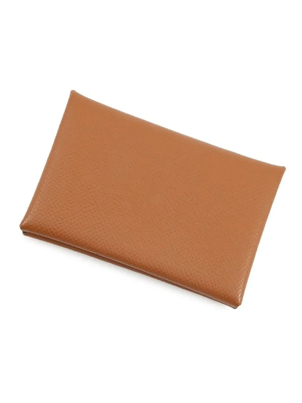 Hermes | Bags | Hermes Card Case Calvi Duo Gold Silver Epsom Business ...